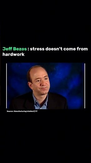 Bezos just exposed the real cause of stress!!