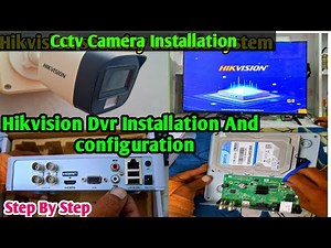 Hikvision Dvr Installation And configuration | Cctv Camera Installation