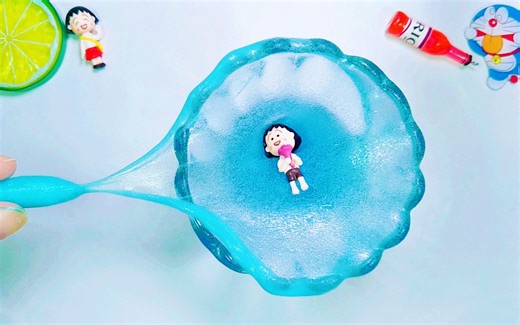最简单的史莱姆制作方法，只要家里2种材料，百分百成功