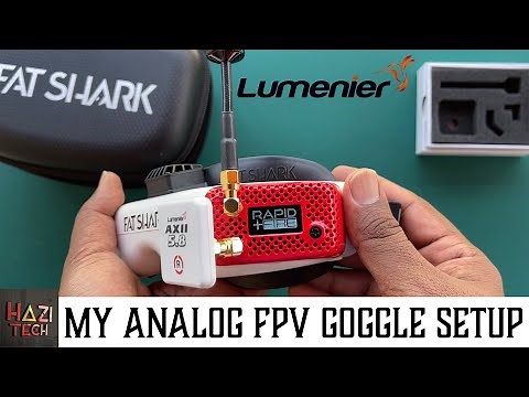 My Analog FPV Goggle Setup | Fat Shark HDO | rapidFIRE | Lumenier AXII 2