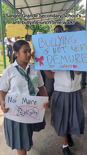 Sangre Grande Secondary School Anti-Bullying Message Walk