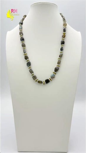 Labradorite Beads Customized Handmade Jewellery | Premium Designer Necklace