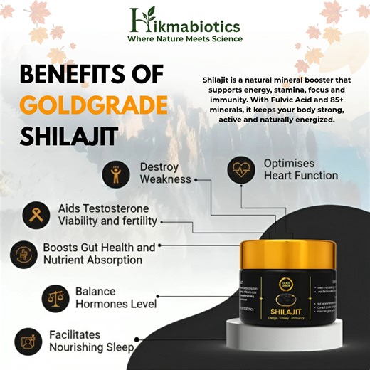 Shilajit is a powerful natural mineral booster filled with Fulvic Acid and 85 minerals. It helps improve energy, stamina, recovery, brain focus, immunity, hormones, and overall active lifestyle. Daily use supports strength, fertility, metabolism, and keeps your body healthy and energized naturally.#ReviewVideo #FulvicAcid #RealResults #LabTested #HappyCustomer #NaturalHealing #Hikmabiotics #GoldGradeShilajit #Shilajit #ImmunityBoost #CODPakistan #ShilajitReview #EnergyBooster #85Minerals #Natura