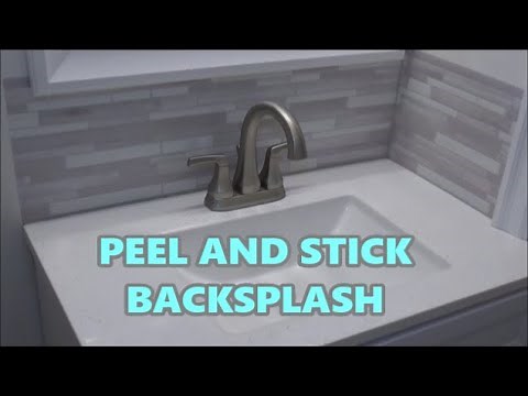 DIY PEEL AND STICK BACKSPLASH | SMART TILES