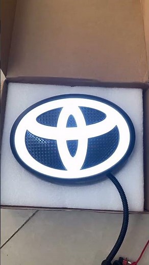 5D Car Logo Badge LED Light| Toyota Emblem Led with Animation 2021