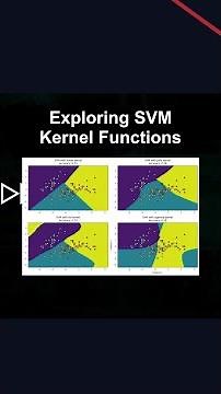 Exploring SVM Kernel Functions #ai #artificialintelligence #machinelearning #aiagent Exploring Svm