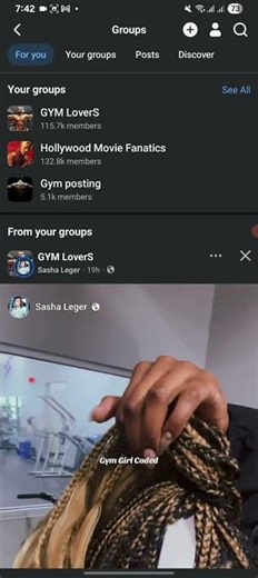 How to view groups on facebook #shorts #howto #viral