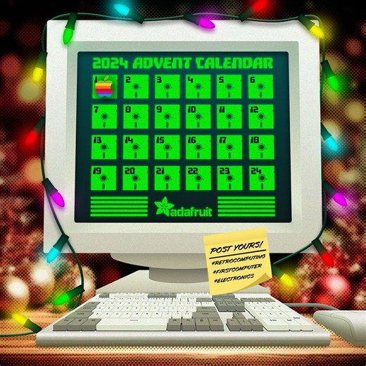 Day 1: Retrocomputing Advent Calendar – Apple II #retrocomputing #firstcomputer #electronics