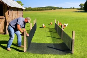 48 x 100 ft Black Hardware Cloth 1/4 Inch – 19 Gauge Vinyl Coated Welded Wire Mesh Roll, Heavy Duty PVC Coated Steel Fence for Garden, Chicken Coop, Outdoor Run, Animal Cage (1/4inch 48"x100')