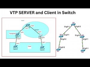 Configure VTP SERVER and Client in Switch in Cisco Packet Tracer