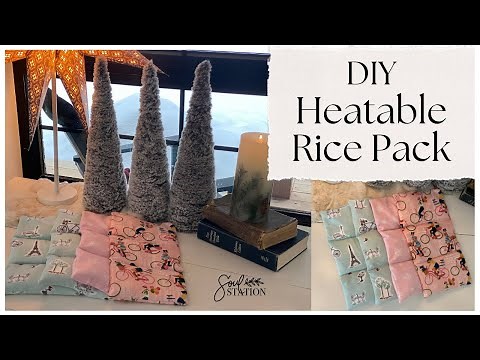 DIY Rice Heat Pack ~ Homemade Heating Bag
