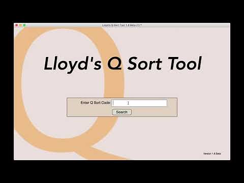 Introduction to Q Sorts