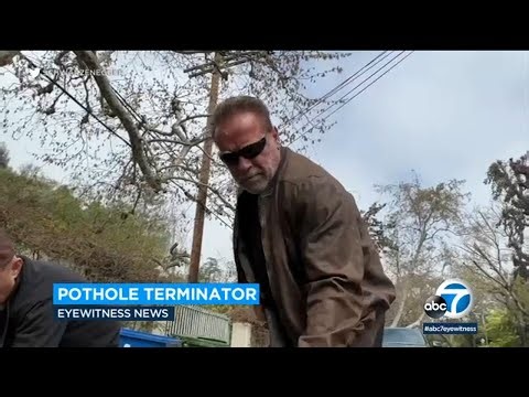 Was it a pothole or not? LA public works addresses Arnold Schwarzenegger DIY pothole fix