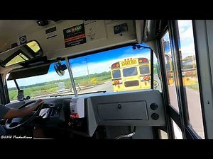 Front Seat Ride in A 2009 BlueBird Vision School Bus W/ Cummins ISB 6.7L
