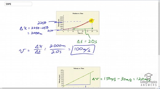 OpenStax College Physics Solution, Chapter 2, Problem 59 (Problems and Exercises)