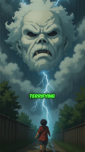 The Face in the Haunted House Window 😱⚡ | Horror Short #shorts #ghoststories #horrorstories