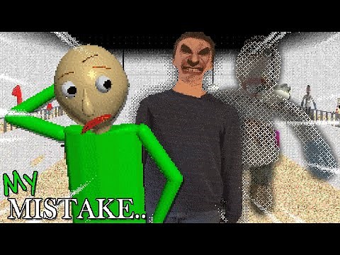 BALDI'S MISTAKE, AND YOU PLAY AS HIM!! | Baldi's Basics MOD
