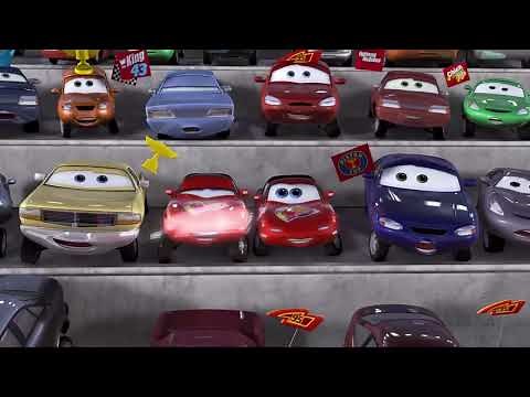 Cars (2006) Huge crash (Open Matte)