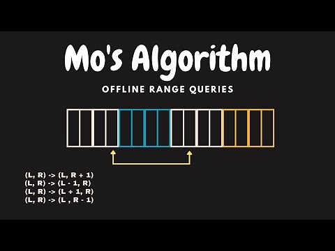 Range Queries with Mo's Algorithm