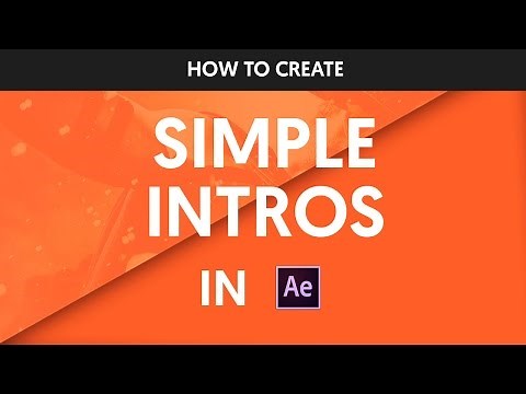 Create Simple Intro in After Effects - Complete After Effects Tutorial