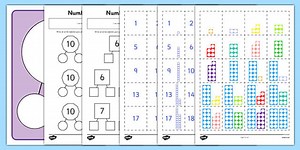 Number Facts to 20 Part Whole Activity and Worksheet Pack