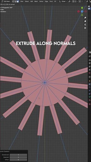 Cogwheel Tutorial in Blender #blender #3dmodeling #tutorial #foryou