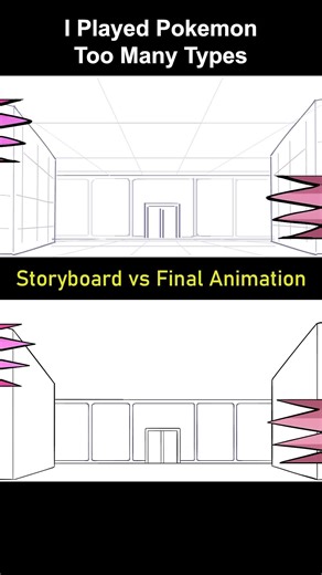 Storyboard vs Animation Pokemon Too Many Types (shot 26)