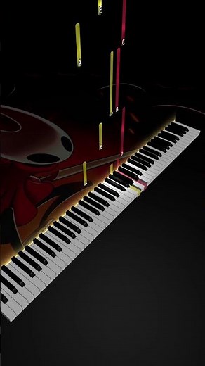 silksong - how to play the main theme on piano? - sheet music below #shorts #silksong