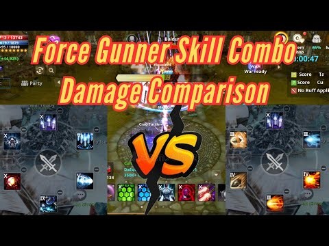 Which Combo Hits Hardest? Force Gunner Skill Damage Comparison – Cabal Infinite Combo