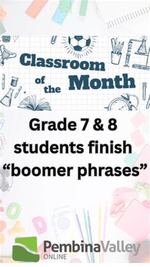It's time for part two of... How well do grade 7 and 8 students from Parkside School in Altona know "Boomer Phrases"? Find out by watching this fun reel! Thanks to Mme Sabourin and Mme Julie for having us in the class, and thanks to the kids for making it so much fun! #pvocommunity | The Eagle 93.5 | Facebook