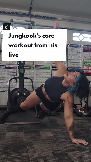 Jungkook's Core Workout Breakdown from Boxing Live Session
