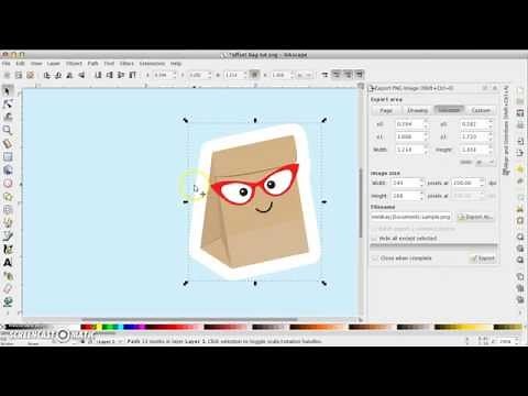 Offset a transparent png in Inkscape for Cricut Design Space