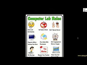 ICT Lab Rules, Computer Science Lecture | Sabaq.pk