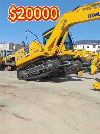 Komatsu 160 excavator available for testing; the machine is in stock.#Komatsu