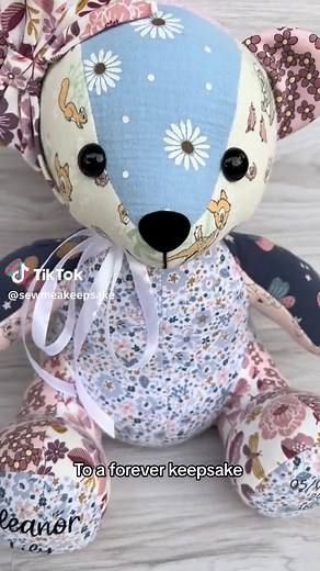 Transforming Tiny Baby Clothes into a Forever Keepsake Memory Bear