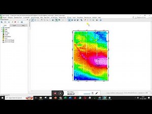 Geosoft - Magnetic Tutorial - 4Creating map