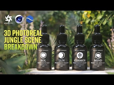 Creating 3D Photorealistic CG Forests & Products | Cinema 4D, Octane Render