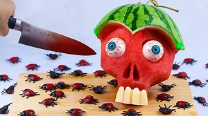86K views · 920 reactions | How to Make Watermelon Spaghetti Link video: https://youtu.be/ECtz43Uk3Po | Funny Stop Motion Cooking | Facebook