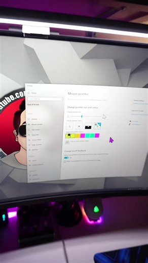 How to change mouse pointer color? #howto #change #mouse #pointer #color #windows #desktop #pc #tricks #tips #fix
