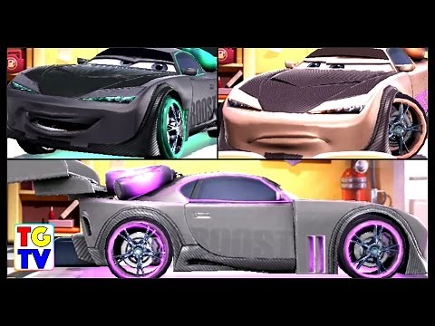 Disney Pixar Cars 3 Boost Paint Jobs - 1 Race vs McQueen | Cars Fast as Lightning