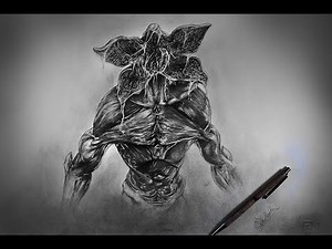Drawing: Demogorgon - Stranger Things [collab w/ Antonello De Angelis Creations]