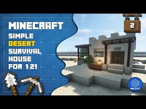 Minecraft: Simple Desert Survival House Tutorial for 1.21! #2