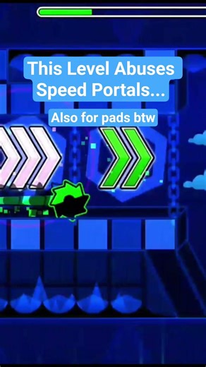 This Level Abuses SPEED Portals... #shorts #geometrydash #gaming