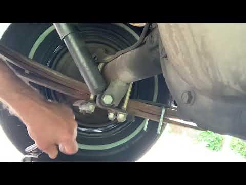 Installing traction bars/ stop the wheel hop