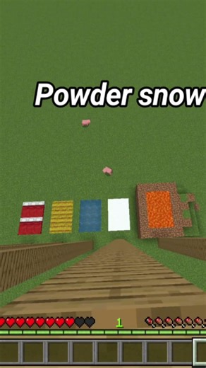 45 vs 70 vs 100 Block Fall Test 😱 #minecraft