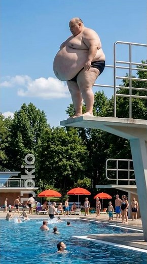 The Biggest Pool Splash EVER! 🌊🤣 Crowd Goes Wild After Insane Jump! | Viral Summer Moment