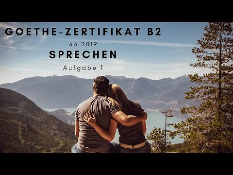 Goethe Certificate B2 | Speaking Part 1 (Example) | Topic: Partner Search