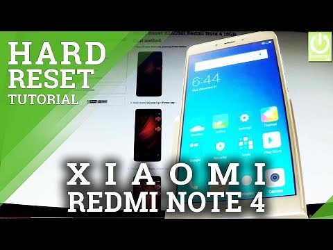 Hard Reset XIAOMI Redmi Note 4 - Delete All Data in XIAOMI