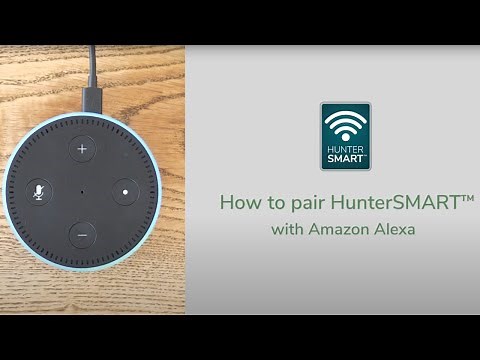 How to Pair Your HunterSMART™ Wi-Fi Smart Fan with Amazon Alexa #howto #smarthome #ceilingfan