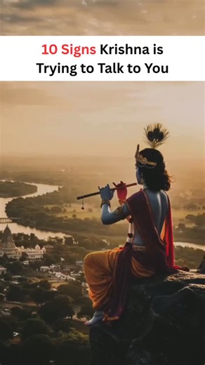 Astravvani by Bhavna on Instagram: "🦚 10 Signs Krishna Is Trying to Talk to You — But You’re Not Listening 🦚 (Read slowly. This message may be for YOU.) Krishna never speaks through noise. He speaks through patterns, pauses, emotions, and redirections. If life feels unusually intense, confusing, or spiritually charged lately, this is not random ✨ 🌸 1. Repeated obstacles on the same path You try harder, yet doors keep closing. Krishna is saying: “This is not your dharma anymore.” What blocks y